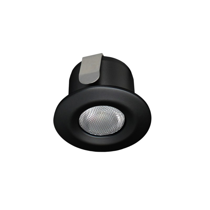 Mini Downlight LED 1W MIRZAM Preto IP20