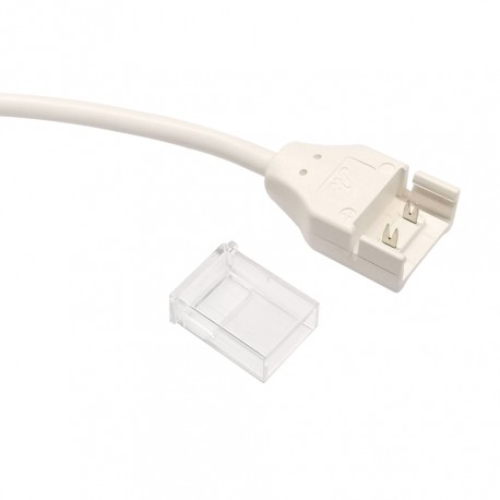 Conector IP65 c/ fio 15cm para fita COB 8mm